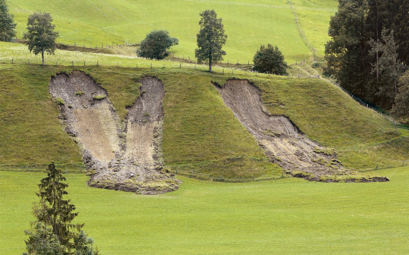 Hillslope debris flow | Zurich Switzerland